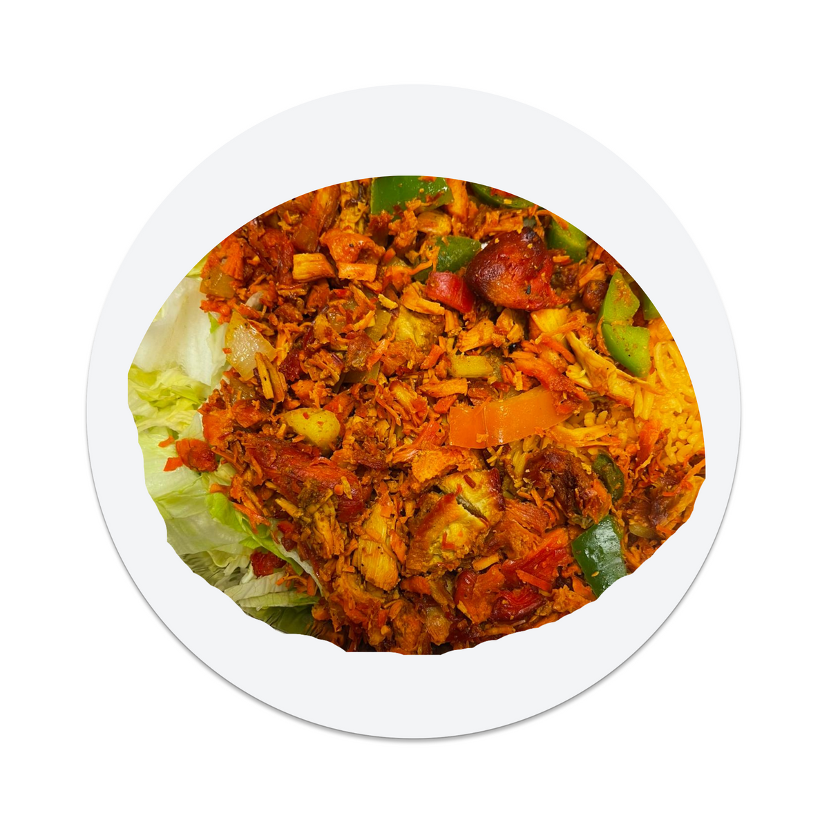 Chicken Over Rice With Salad – Yonkers Halal Fried Chicken and Gyro