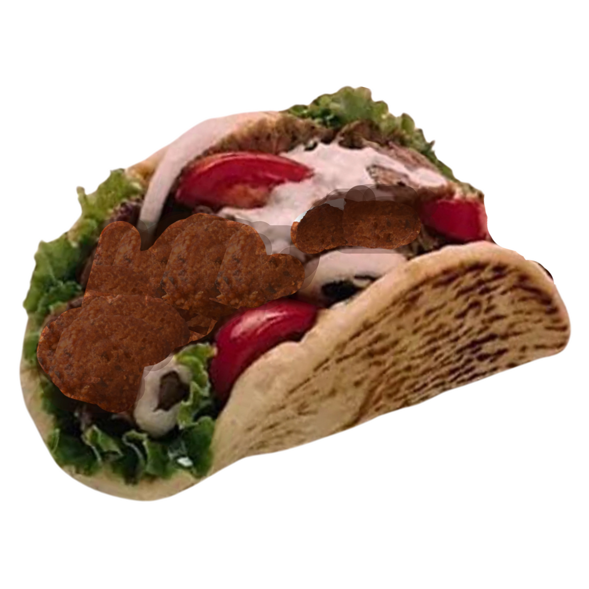 Falafel Gyro On Pita Bread – Yonkers Halal Fried Chicken and Gyro